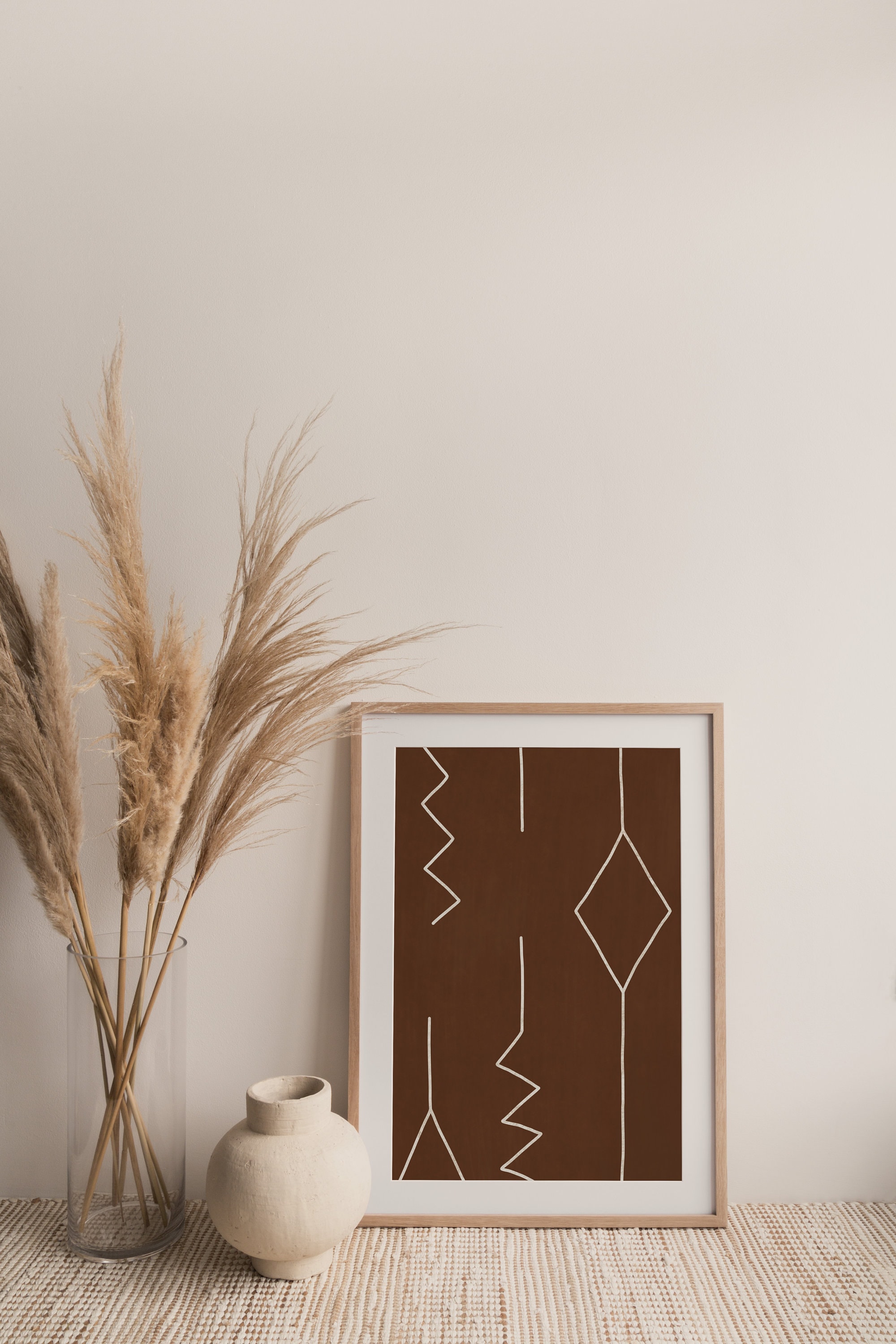 Boho Printable Art Boho Wall Art Neutral Wall Art Abstract | Etsy