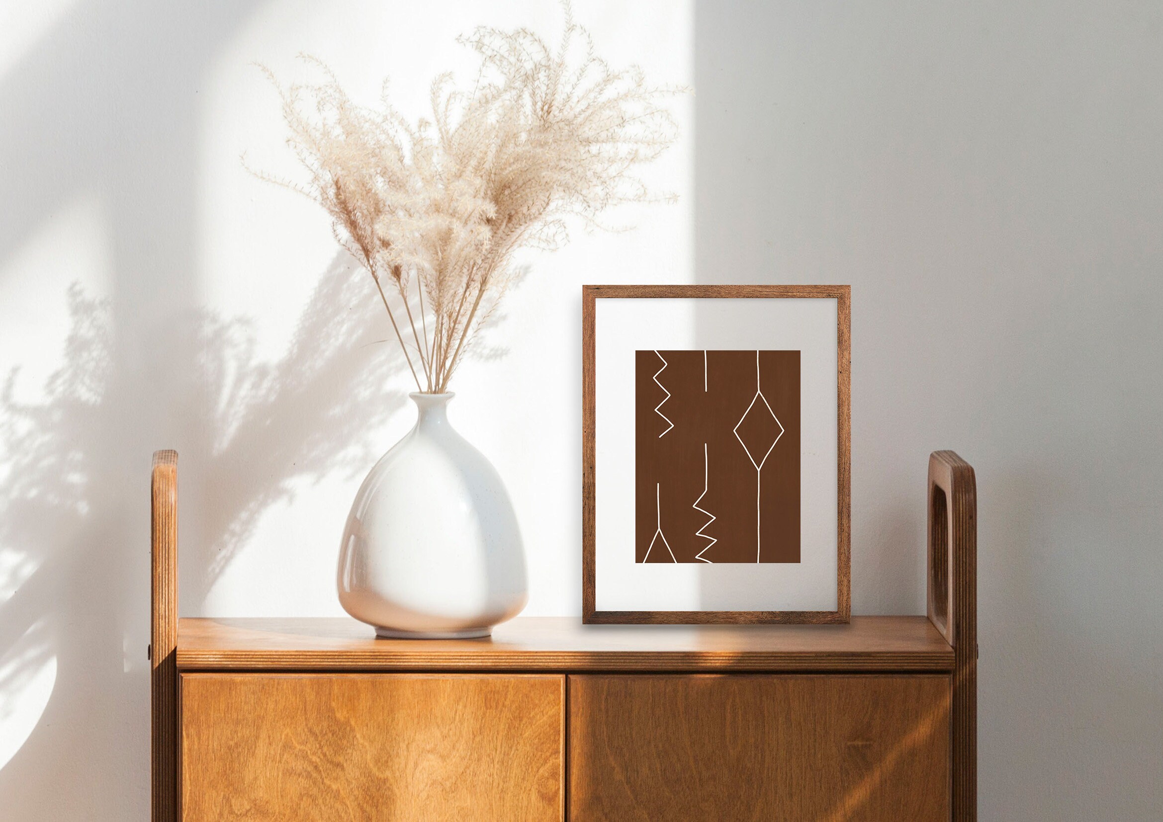 Boho Printable Art Boho Wall Art Neutral Wall Art Abstract | Etsy