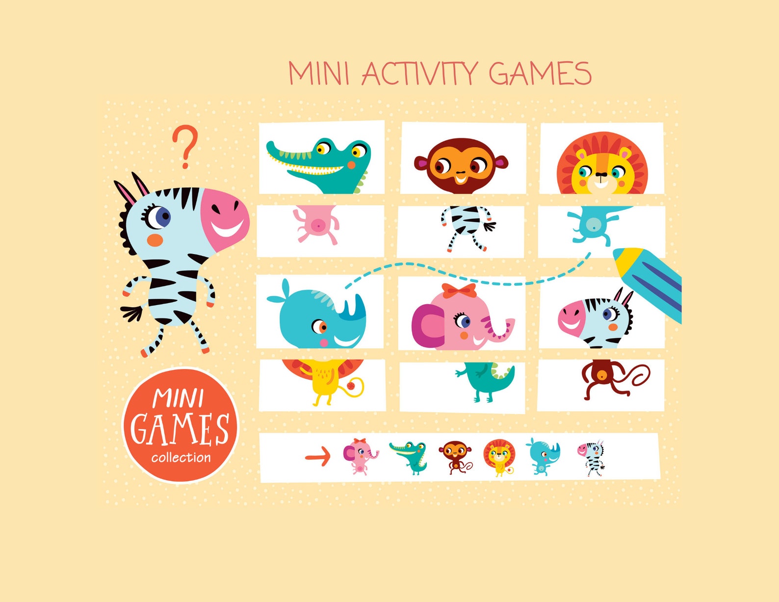 Printable Mini Activity Games | Etsy