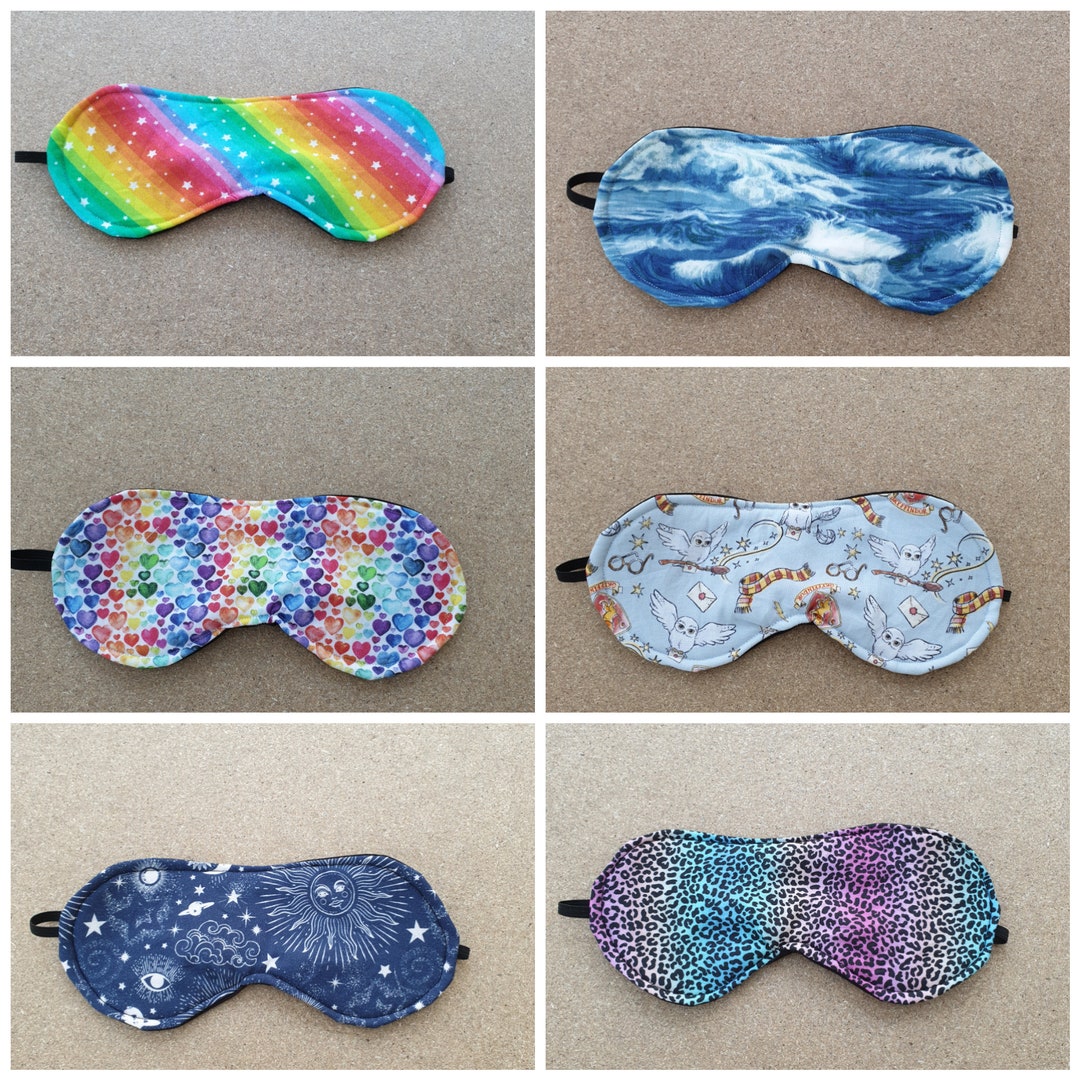 Hand Made Quality 100% Cotton Blackout Sleep Eye Mask Blindfold ...