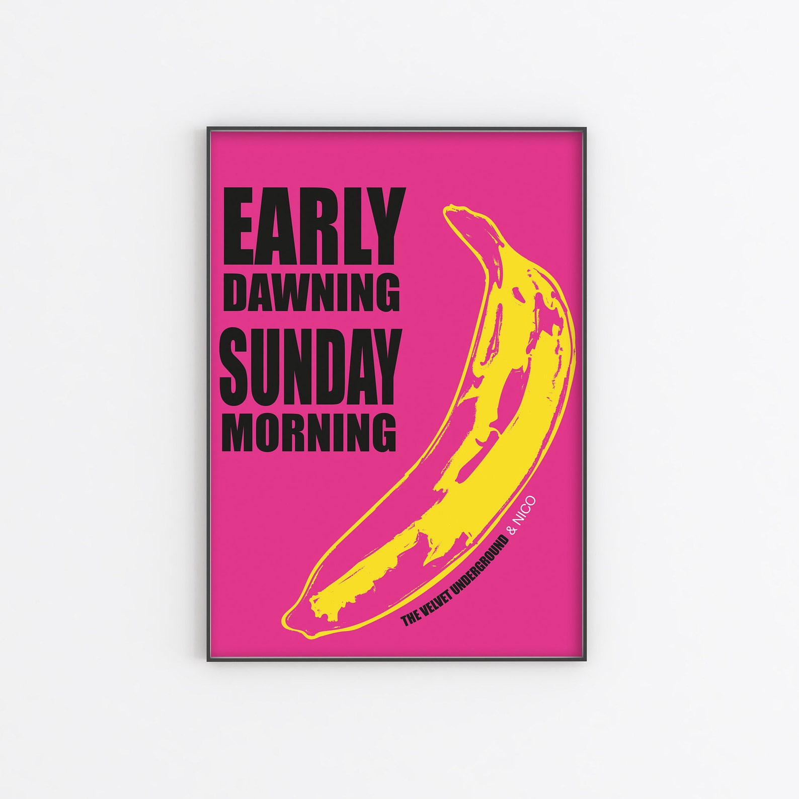 The Velvet Underground & Nico Sunday Morning Poster Print - Etsy UK