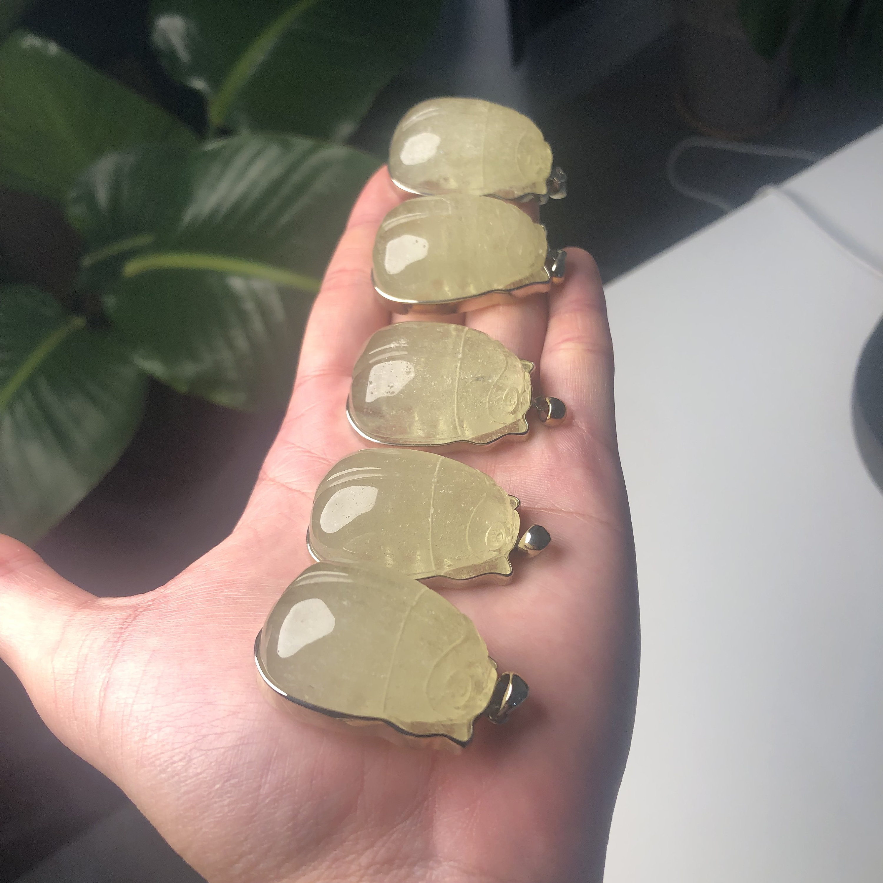 Libyan Desert Glass Scarabs | Gold Tektite | Sacred Scarabs | 925 ...