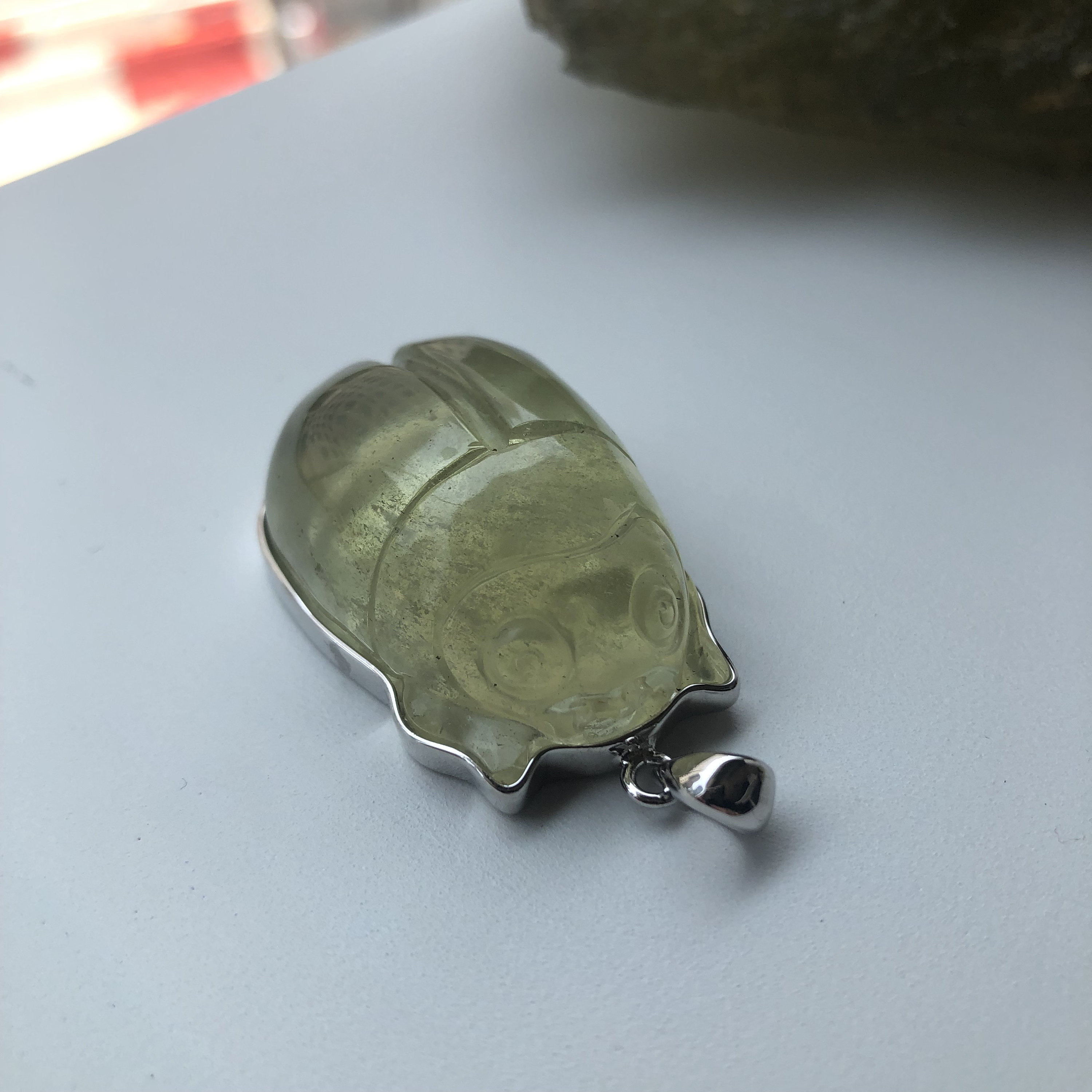 AAA Libyan Desert Glass Scarab Rare Quality 22.2g 925 - Etsy