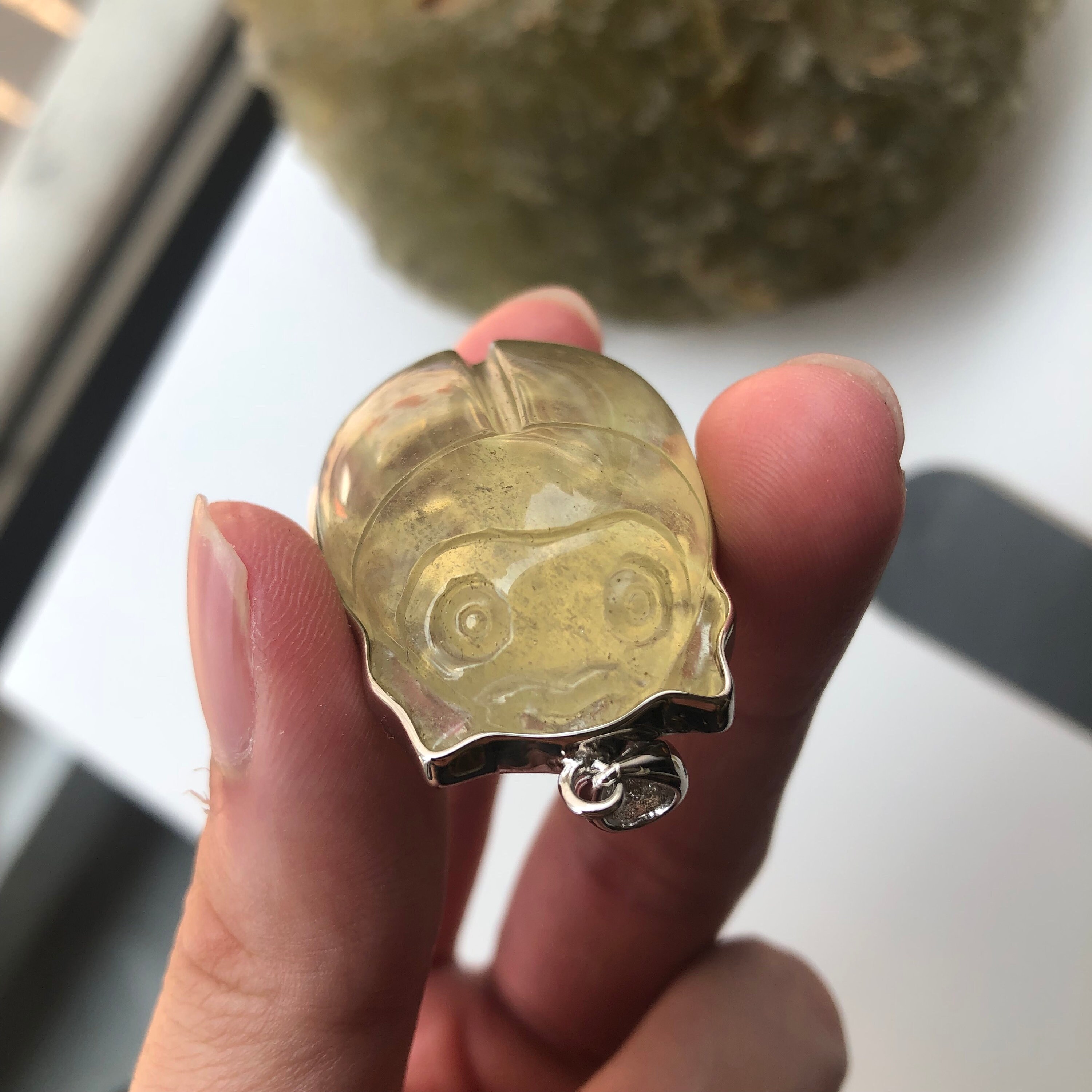 AAA Libyan Desert Glass Scarab Rare Quality 20.6g 925 | Etsy