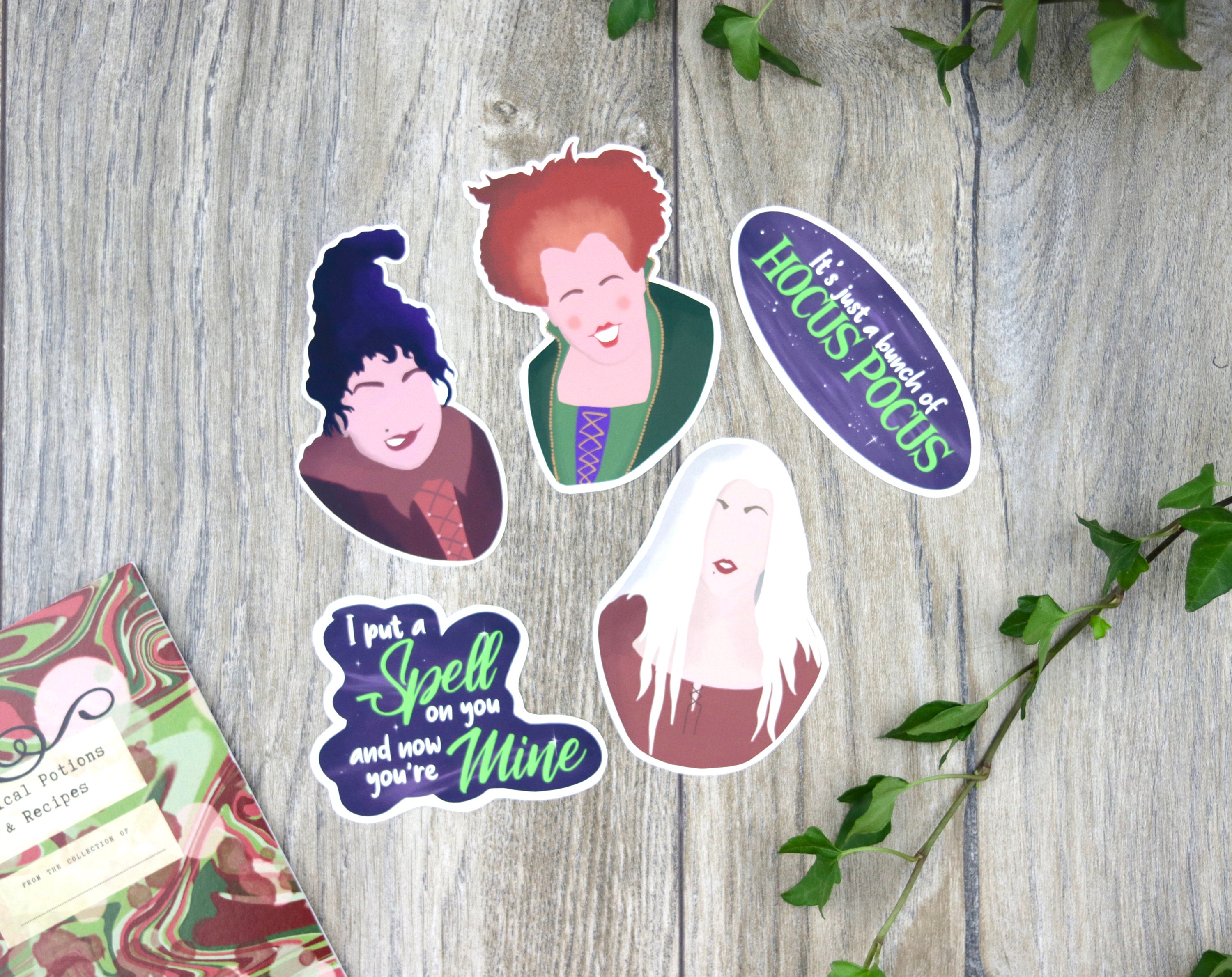 Hocus Pocus Sticker Pack Halloween Stickers Halloween Gift | Etsy