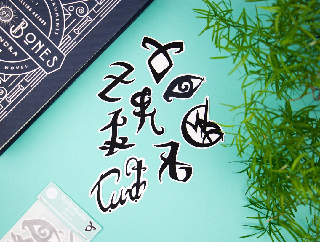 Shadowhunters Stickers Pack of 8 Rune Stickers Sticker Pack ...