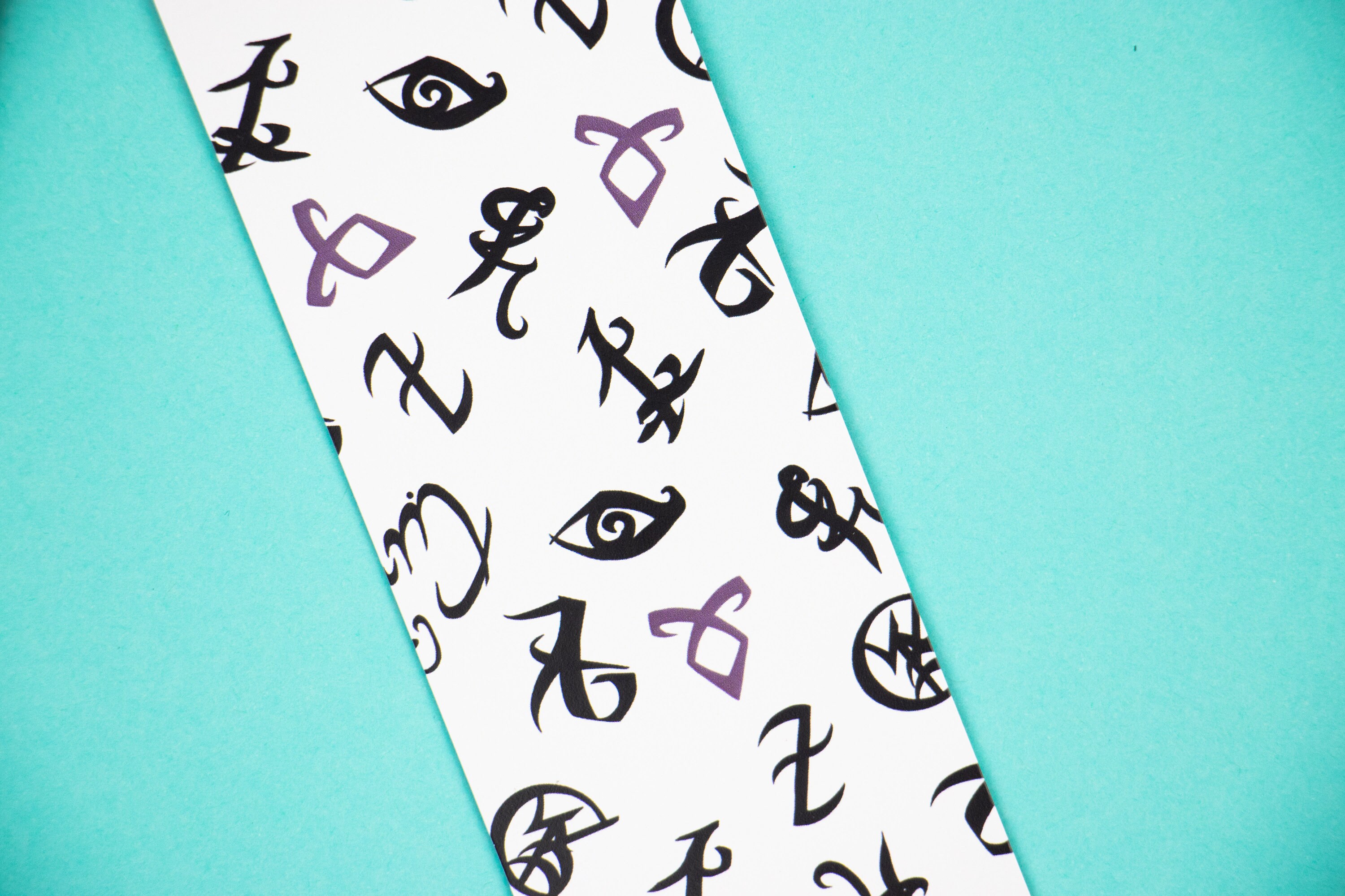 Shadowhunters Rune Bookmark Double Sided Shadowhunters - Etsy UK