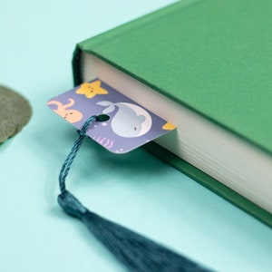 Cute Sea Creature Bookmark Whale Lover Gift Ocean Bookmark - Etsy