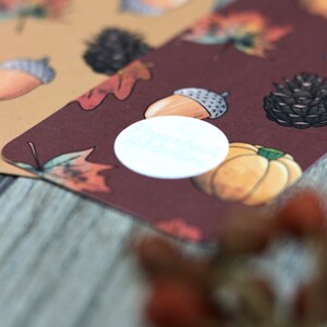 Autumnal Bookmark | Double Sided Autumn Digital Painting | Fall ...