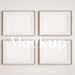 4 Frames Mockup 3:4 Ratio Frame Mockup With Passepartout - Etsy