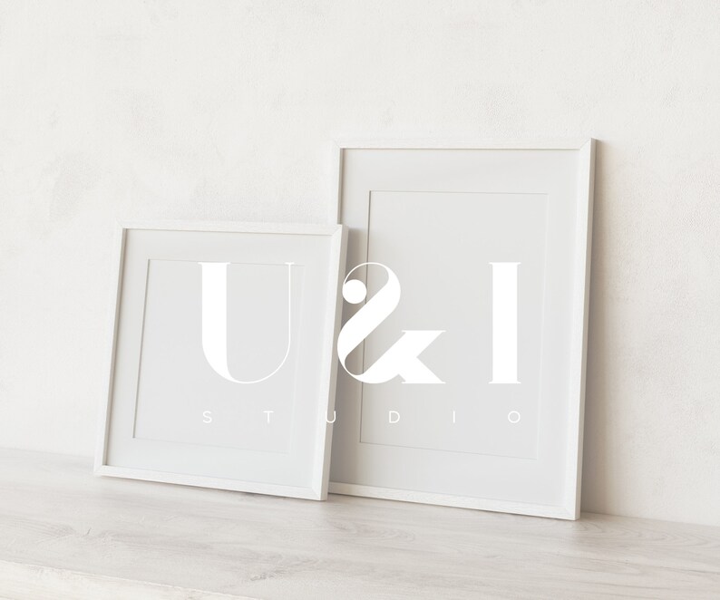 Frame Mockup Two Frames Mockup Minimalist Mockup Poster Mockup - Etsy