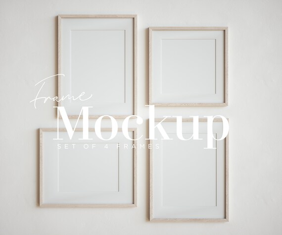 Mockup Framedigital Framesset of 4 Framesset of 4 | Etsy