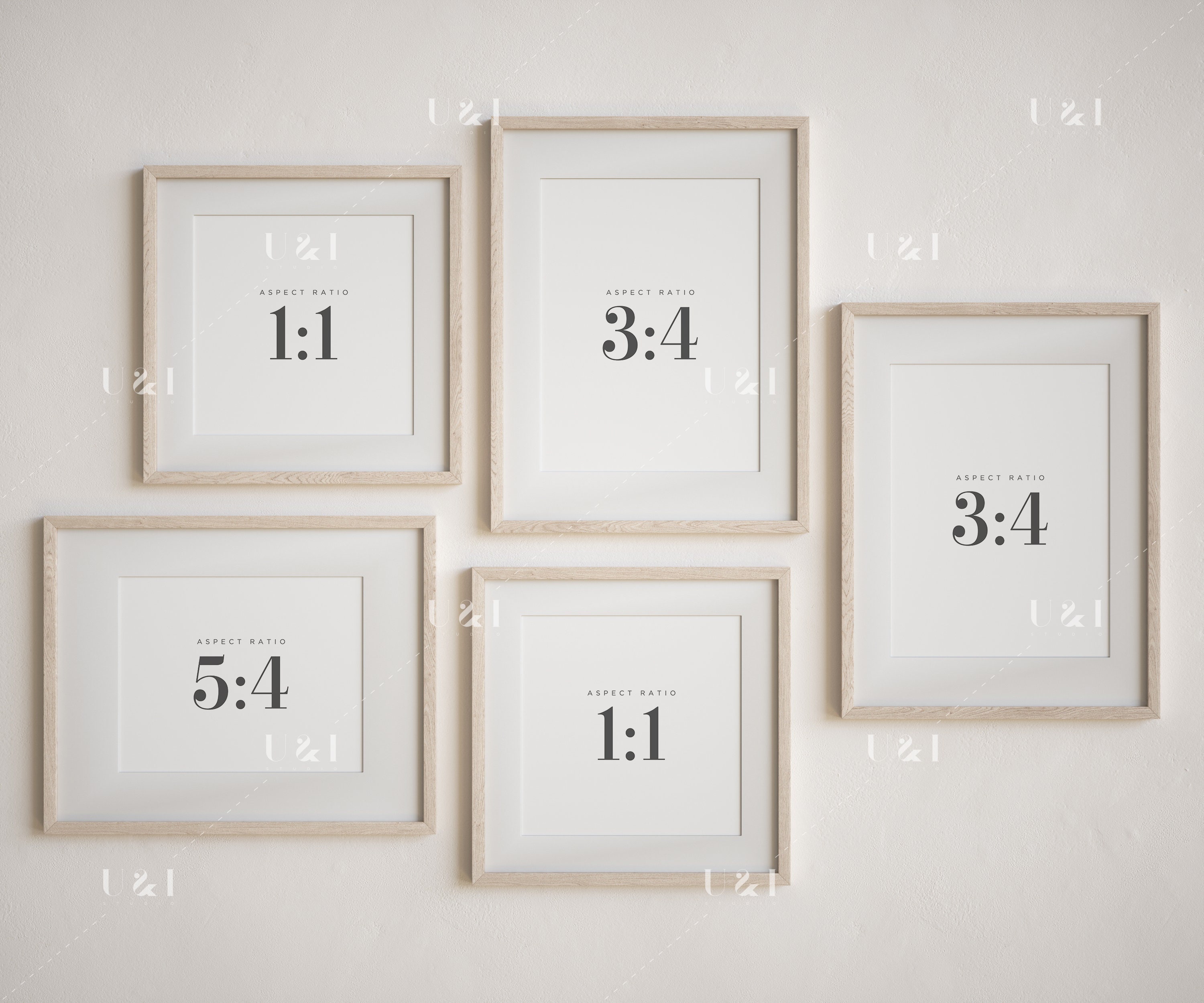 Frame Mockup Bundle Set of Frames Boho Modern Frames - Etsy