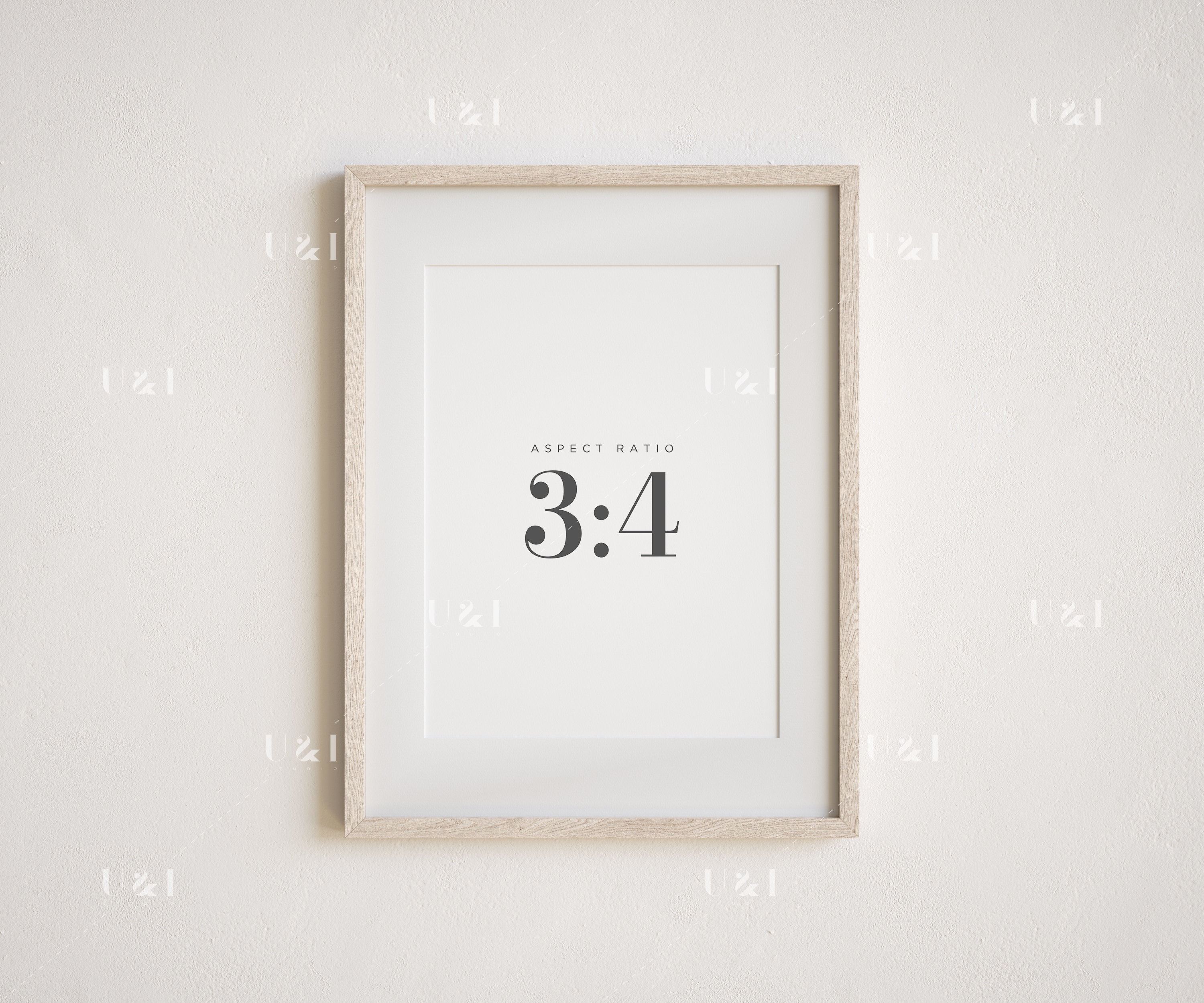 3:4 Ratio 9x12 12x16 18x24 Portrait Frame Mockup Wooden - Etsy
