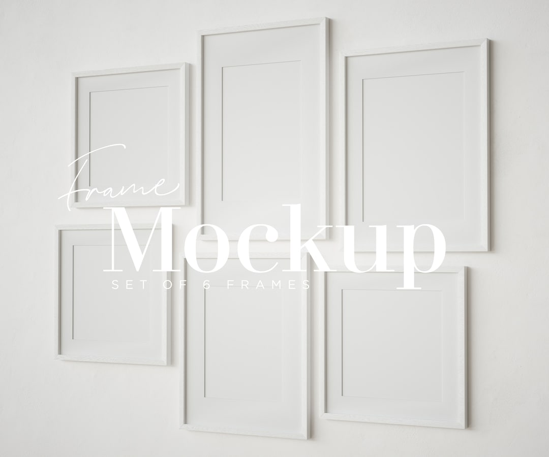 Frame Mockup Set: Digital Art / Print Display (PSD & JPG) - Etsy