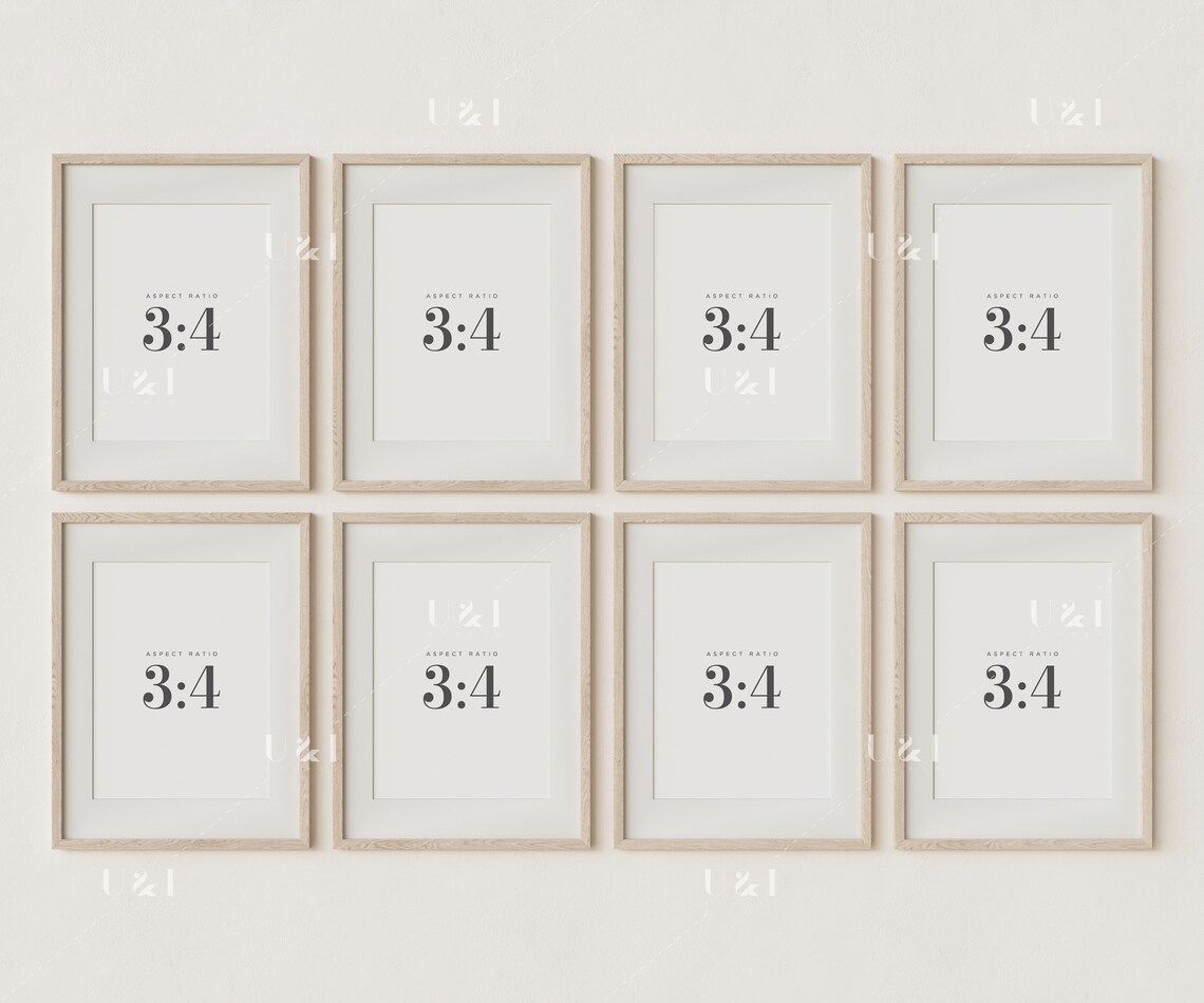 Frame Mockup9x12 Inches Mockupwooden Frame Mockupset of - Etsy