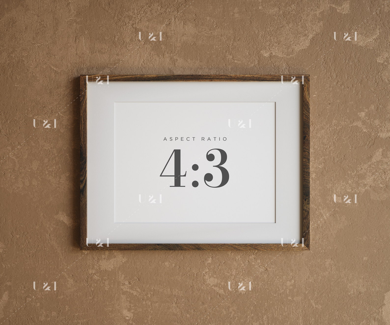 Landscape Frame Mockup 3:4 Ratio 12x9 16x12 24x18 Frame - Etsy