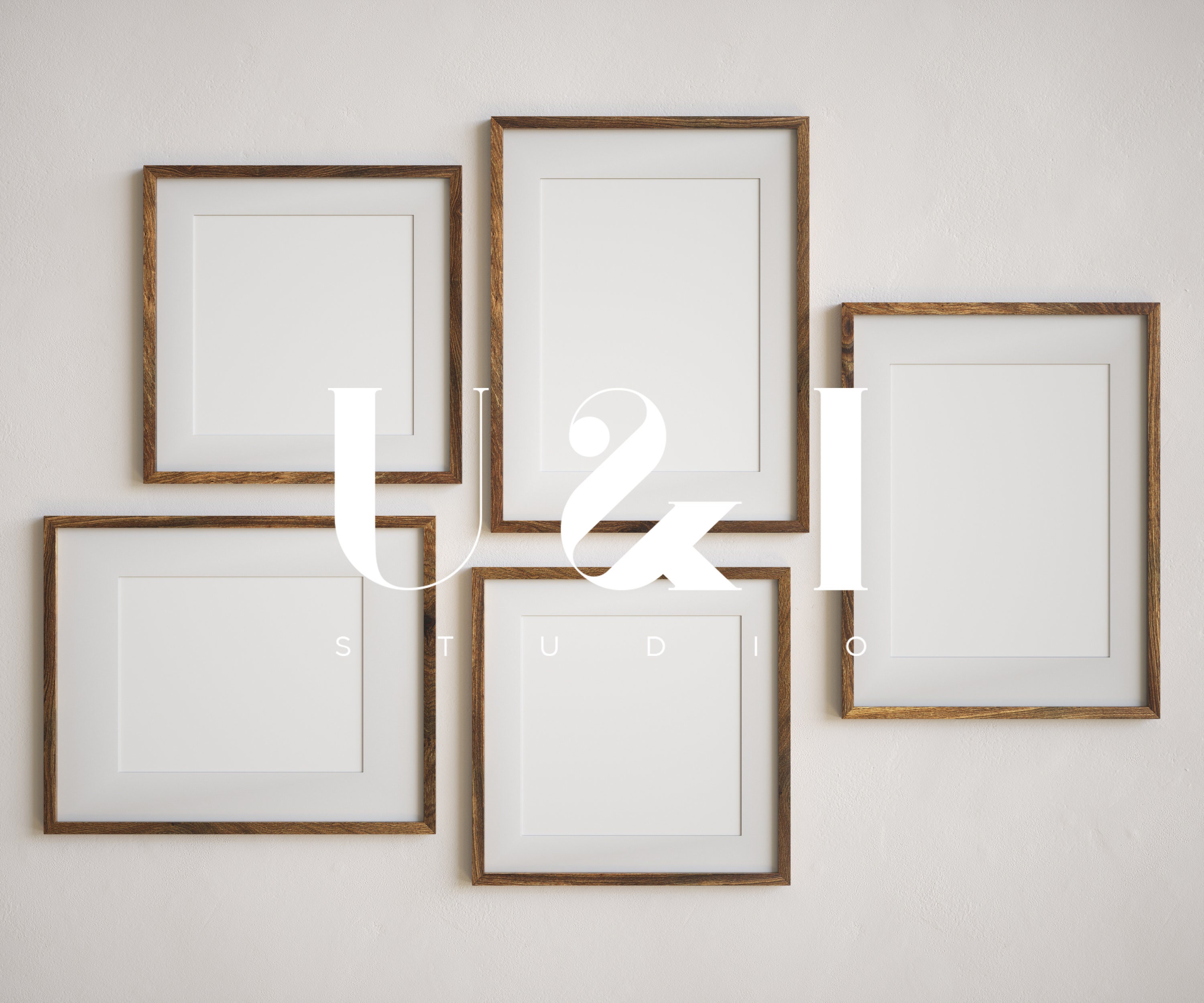 Boho Modern Frames Minimalist 5 Frames Mockup Interior Art - Etsy