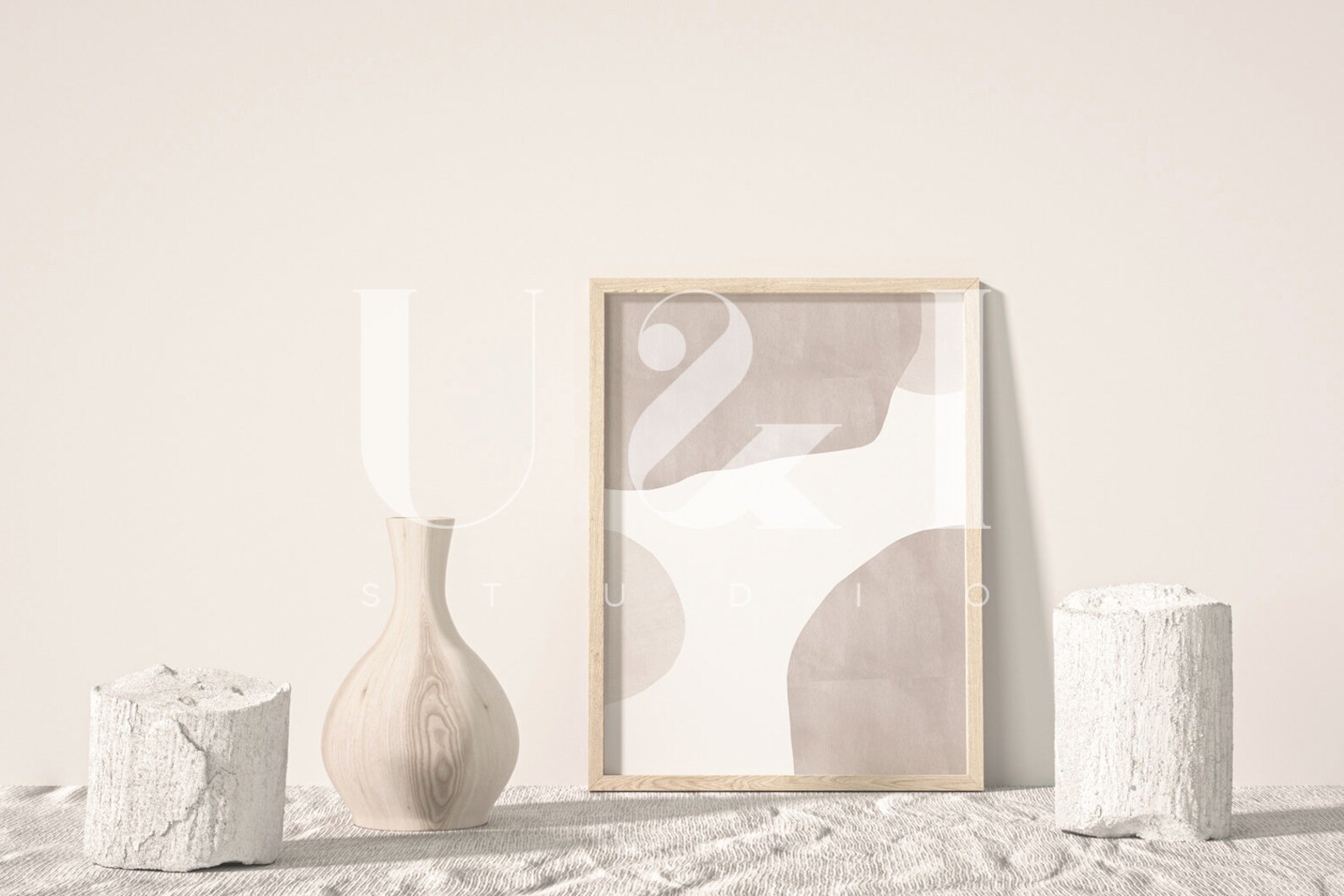 Frame Mockup Boho Wood Frame Mockup Realistic Home Frame - Etsy