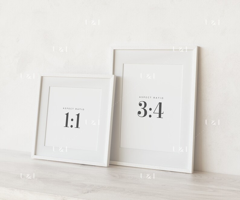 Frame Mockup Two Frames Mockup Minimalist Mockup Poster Mockup - Etsy