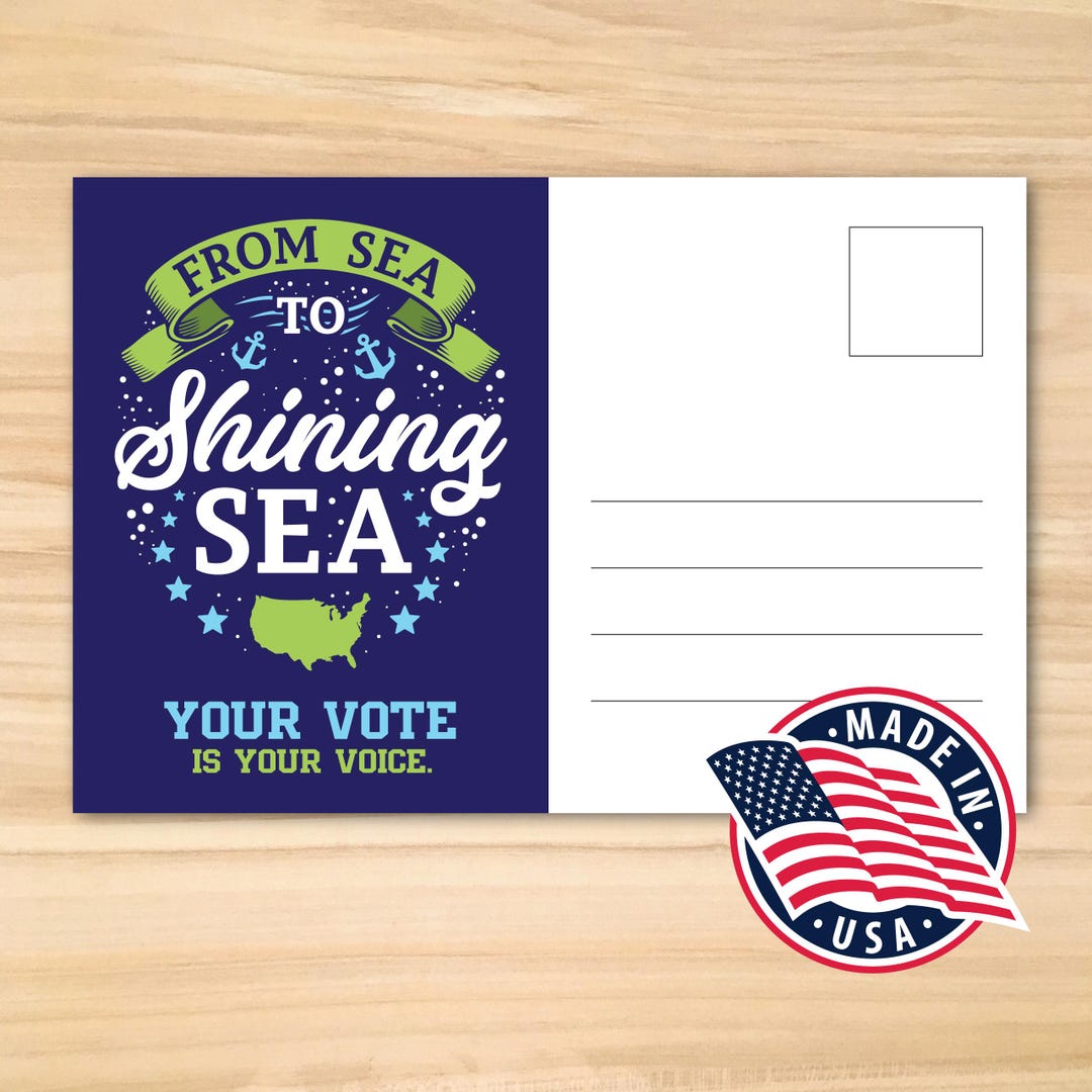 Voter Postcards Bulk - Vote Postcards for Mailing 4 X 6 - Postcards to ...
