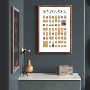 50 Best Museums Scratch off Poster, Museum Bucket List, Museum Poster ...
