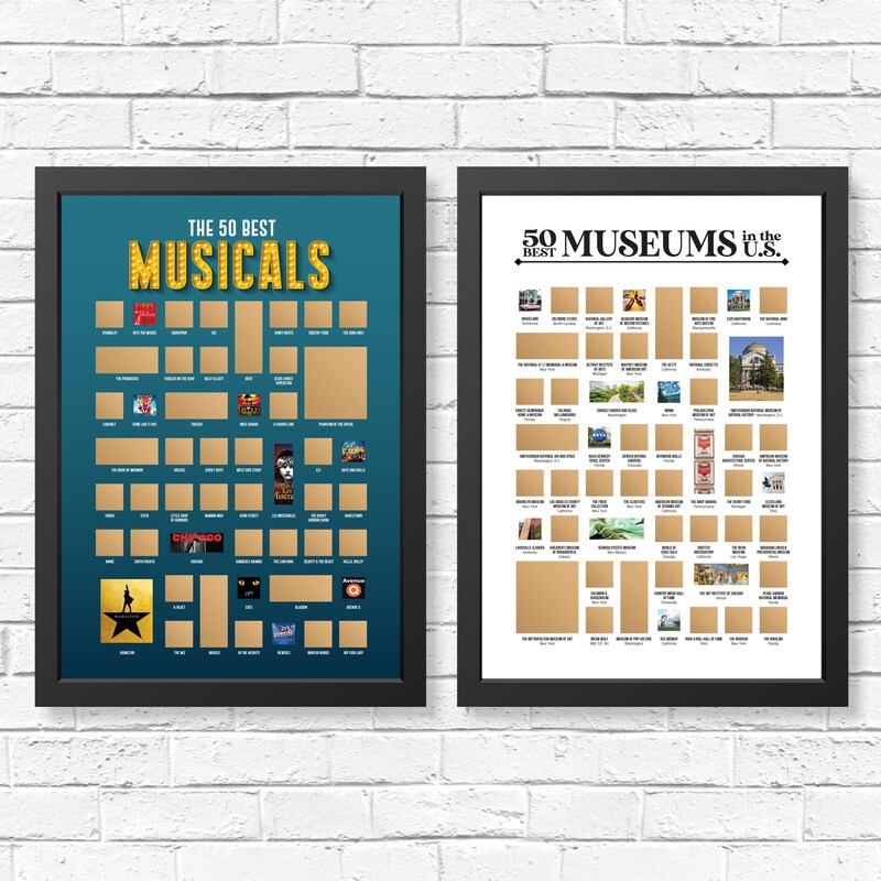 Musical Scratch off Poster - Etsy