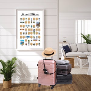 USA Bucket List Scratch off Poster, Travel Bucket List Map, US Travel ...