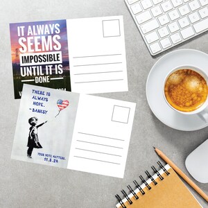 Voter Postcards Bulk Vote Postcards for Mailing 4x6 Postcards to Voters ...
