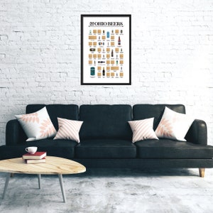 50 Best Ohio Beers Scratch off Poster the Scratch off Beer - Etsy