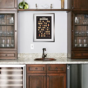 The Original Bourbon Scratch off Poster the 50 Best Bourbons - Etsy