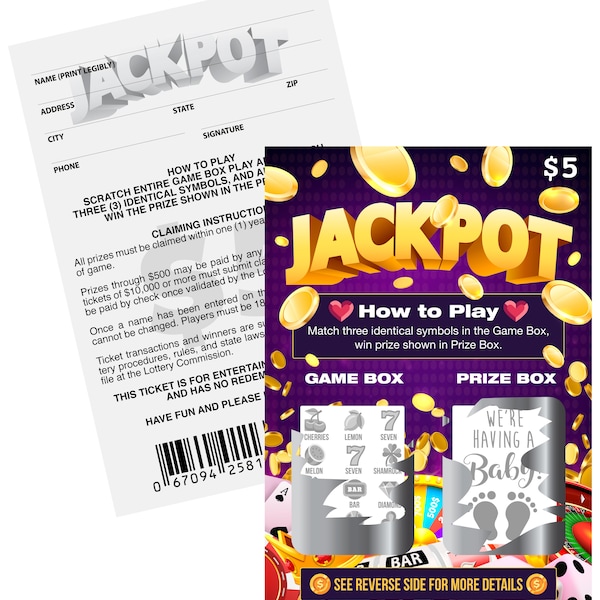 Family Pregnancy Announcement Scratch Offs - Etsy