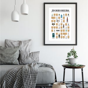 50 Best Ohio Beers Scratch off Poster - the Scratch off Beer Bucket ...