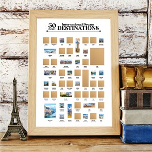 World Bucket List Scratch off Poster, Travel Map, Travel Gifts ...