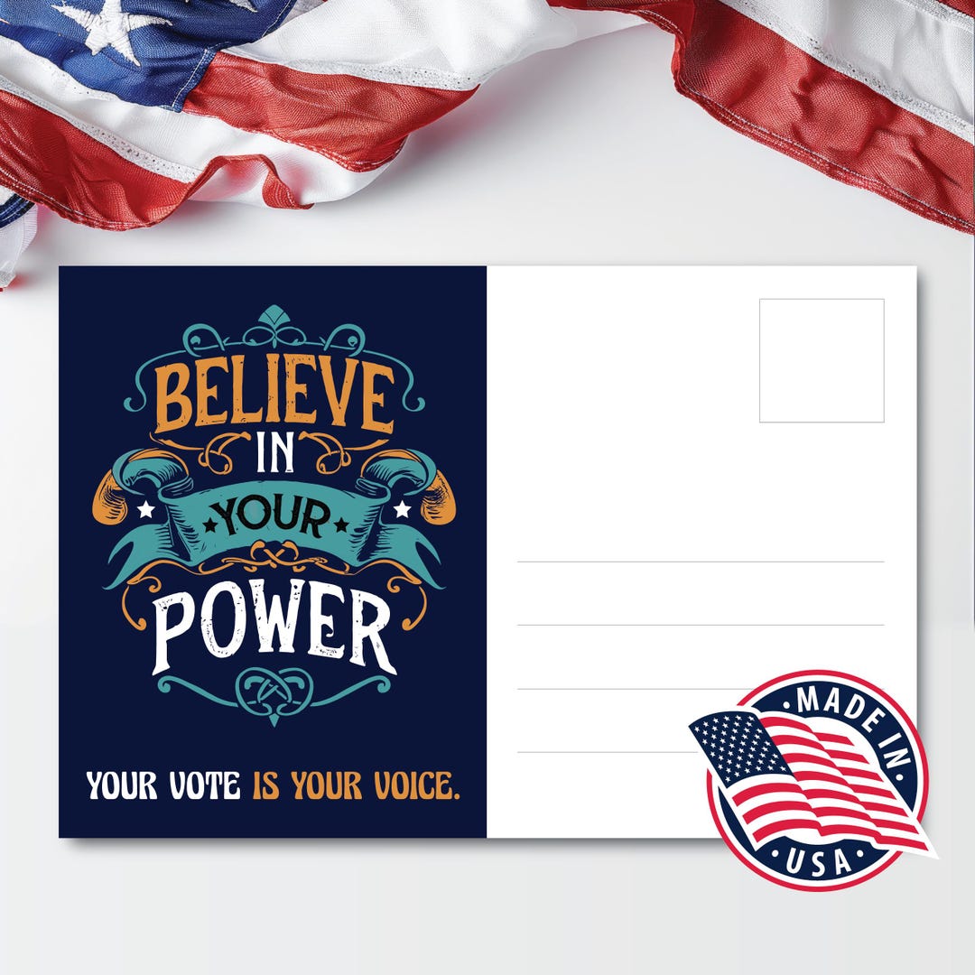 Vote Postcards Bulk - Voter Postcards - Postcards to Voters - Vote Postcard Pack - Postcards ...