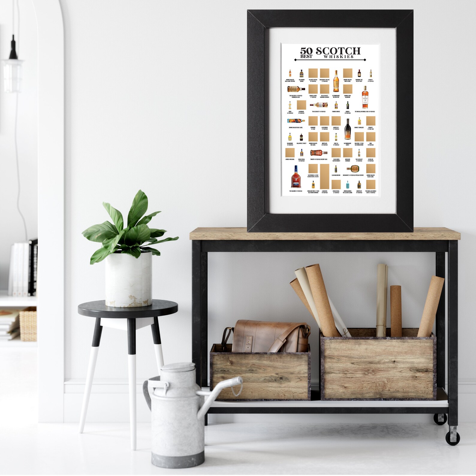50 Best Scotch Whiskies Scratch off Poster the Scotch Bucket - Etsy