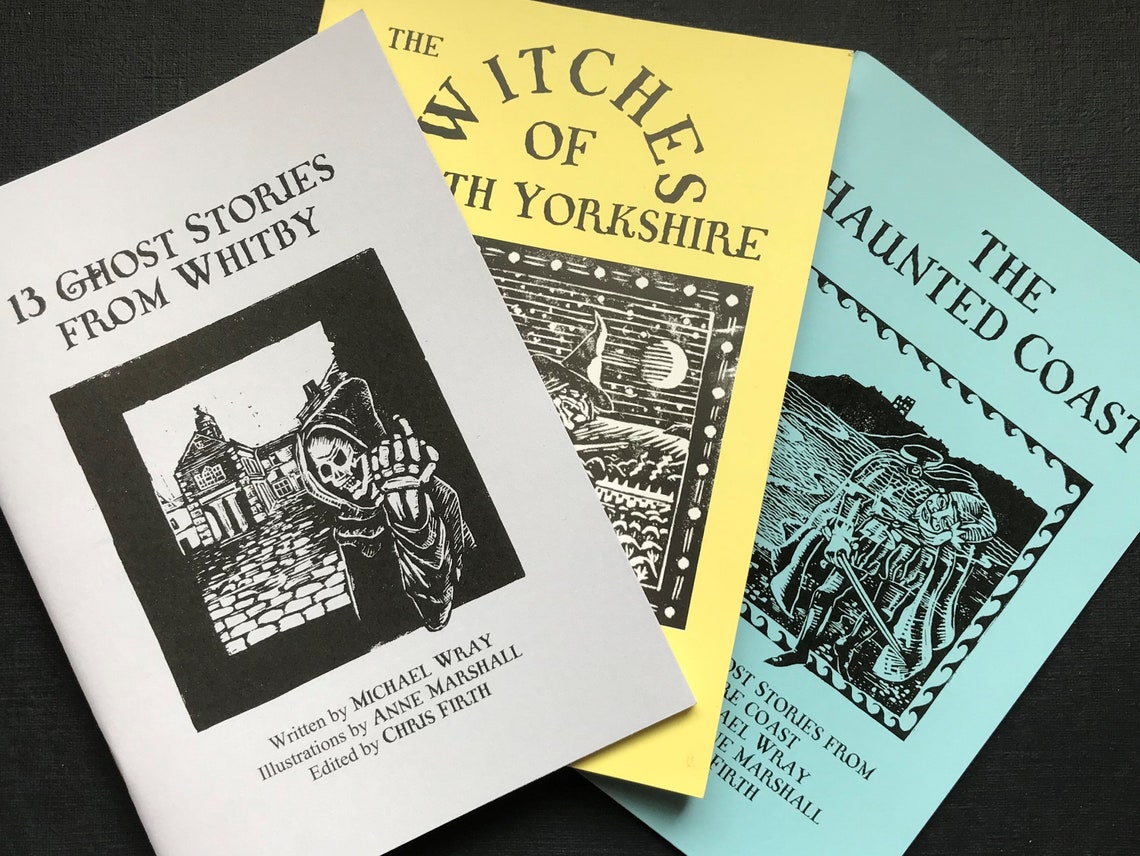 13 Ghost Stories From Whitby. Popular Local Book With Linocut ...