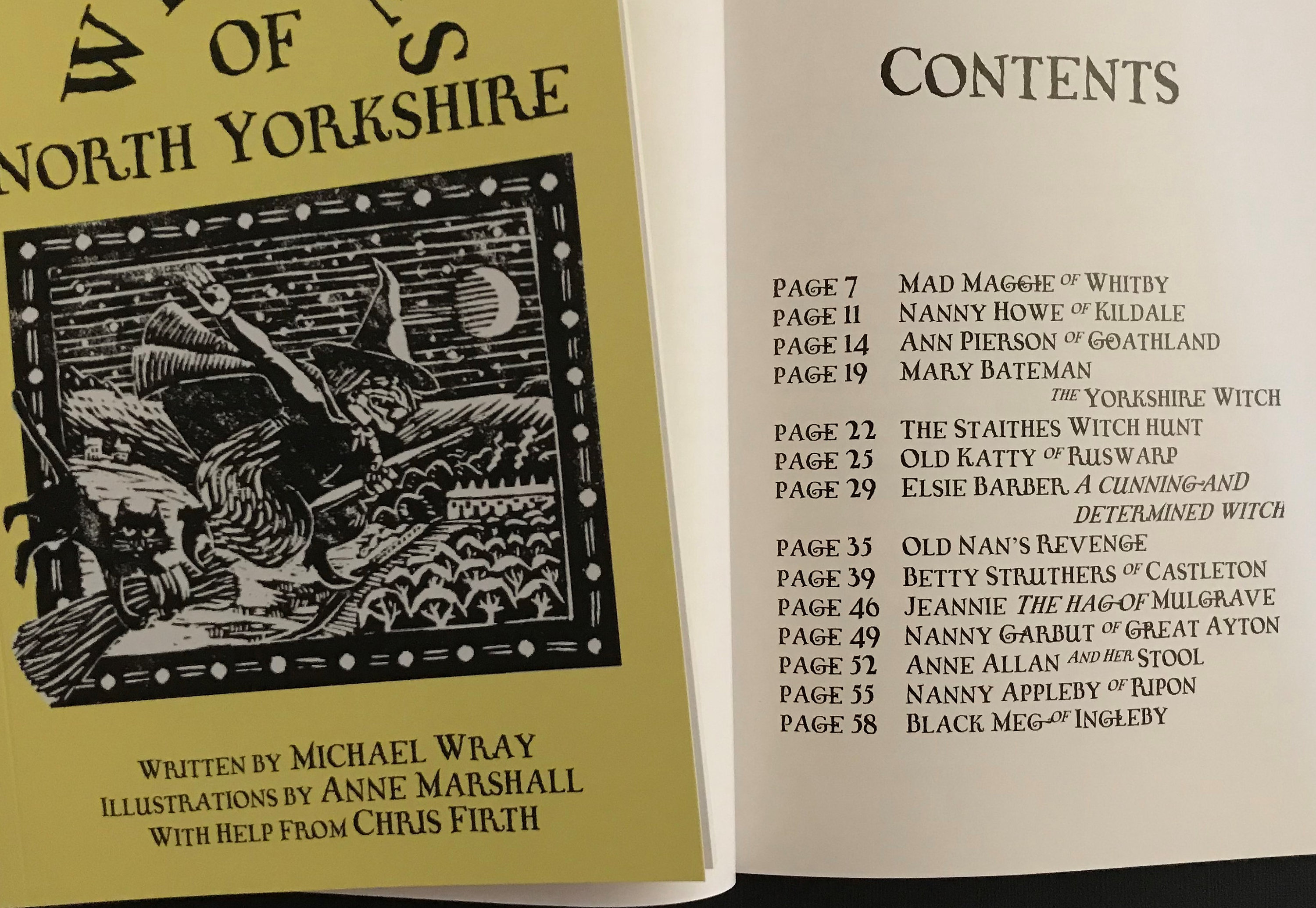 The Witches of North Yorkshire. Popular Local Book With Linocut ...