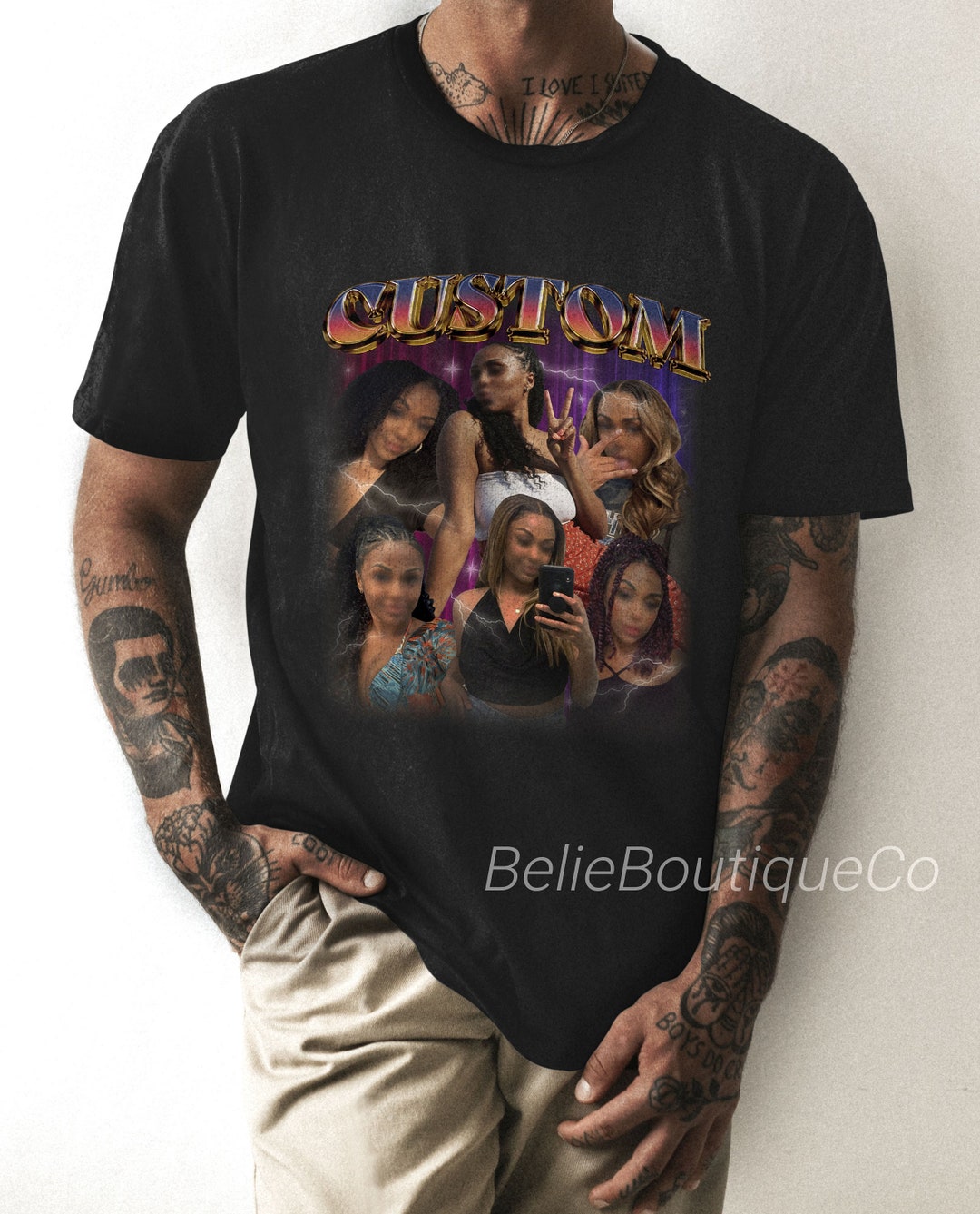 Custom Vintage T-shirt | Personalized Gift | Custom Fan T-shirt ...