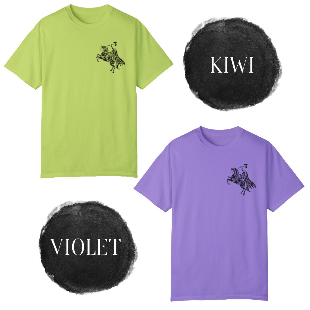 Headless Horseman Detail T-shirt Halloween Shirts Spooky - Etsy