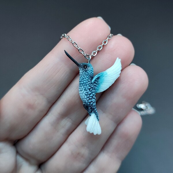Hummingbird Necklace - Etsy