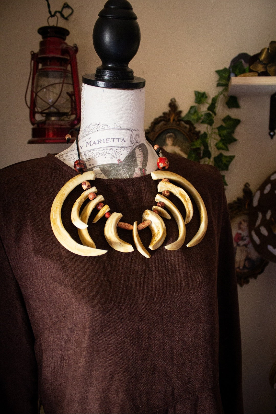 Ritual Necklace-folklore,pagan,cosplay,larp,wearableart,darkvibe ...