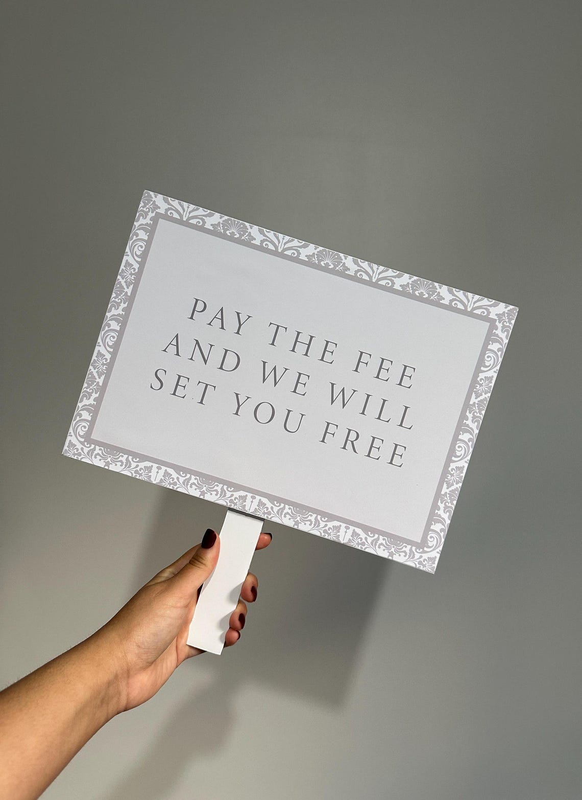 Pay up Mister Signs, Wedding Gate Signs, Wedding Entrance Signs ...