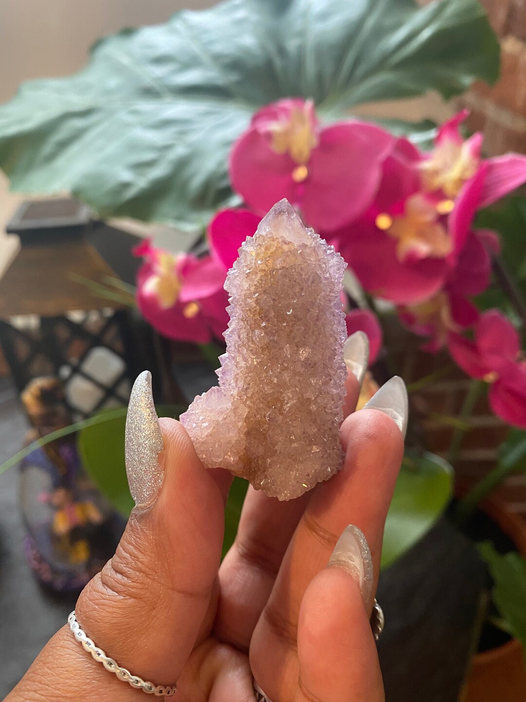 Self Standing Spirit Quartz With a Baby, Amethyst, Citrine, South ...