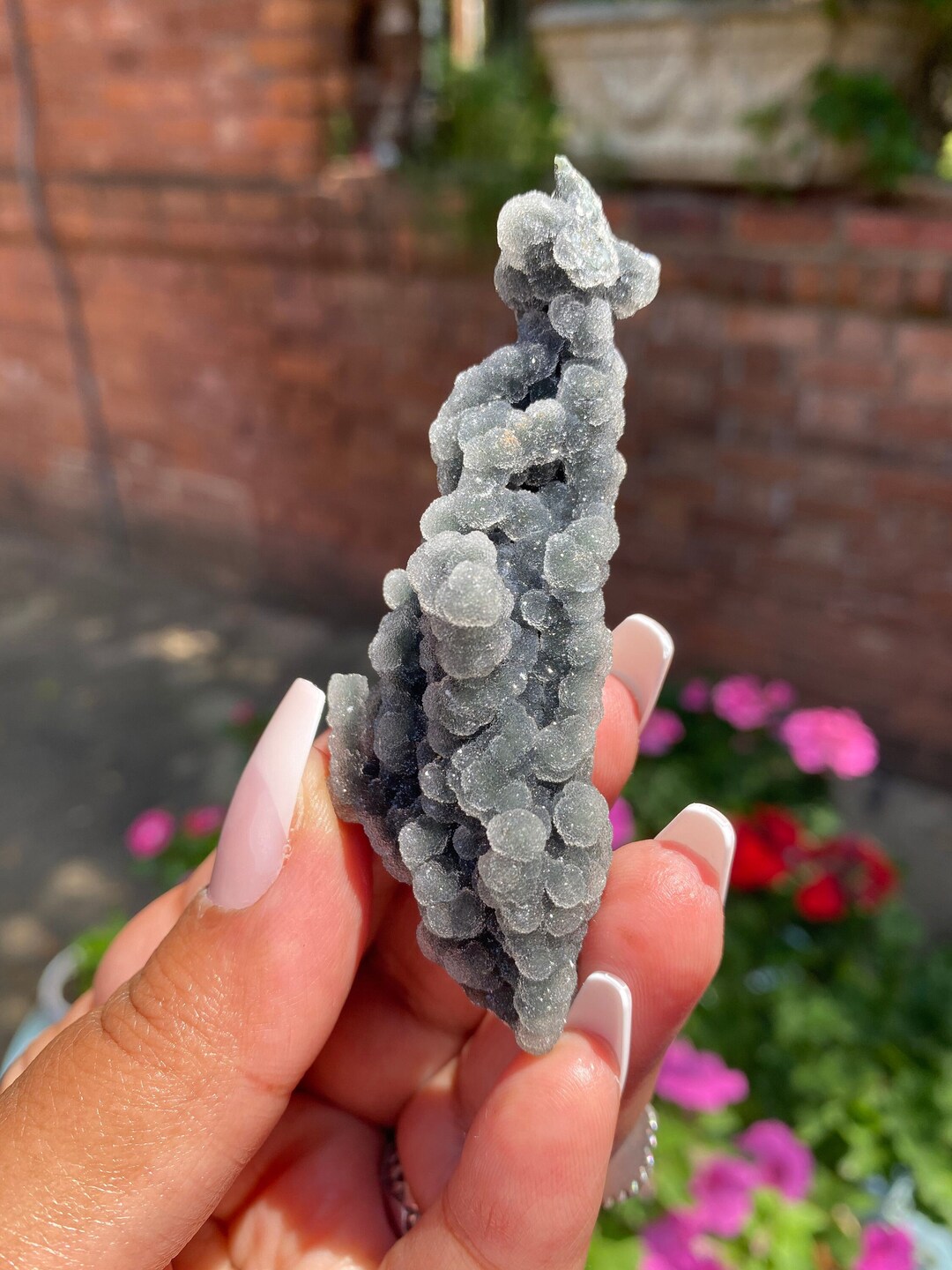 Druzy Dripping Sparkling Black Chalcedony Cluster, Black Chalcedony ...