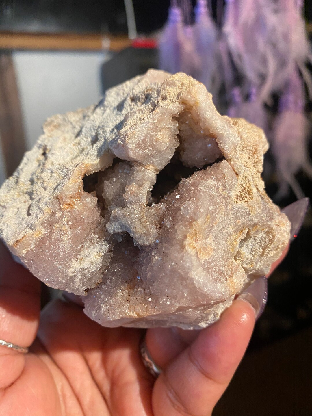 Chunky Gorgeous Raw Bursting Pink Amethyst, Sparkling, Druzy Dripping ...