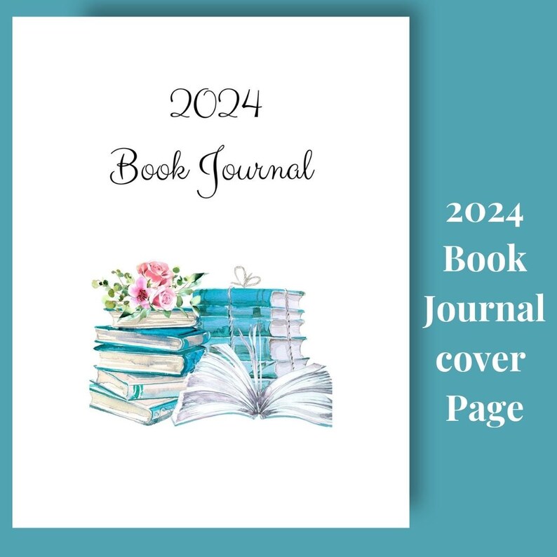 2024 Book Journal Planner - Etsy