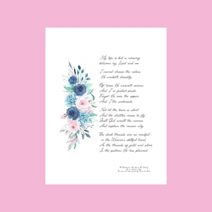 Poem About Life "the Weaving" or "the Tapestry" Was Often Read by ...