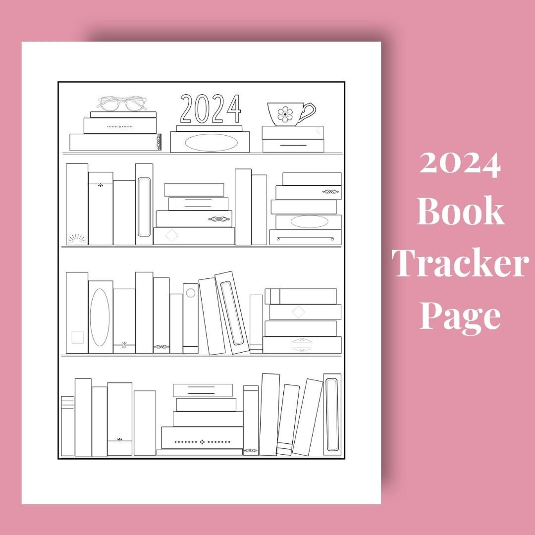 2024 Book Journal Planner - Etsy