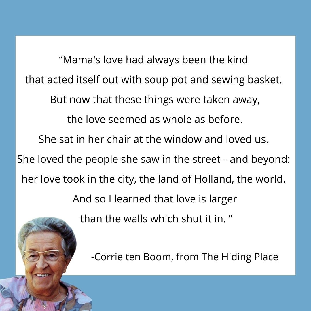 Corrie Ten Boom Printable Quote From the Hiding Place - Etsy